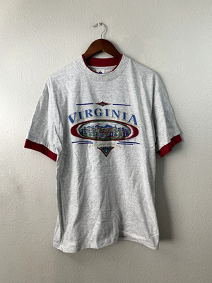 1997 Vintage H.L. Miller L Red-Gray Virginia VA Blue Ridge Mountains T ...