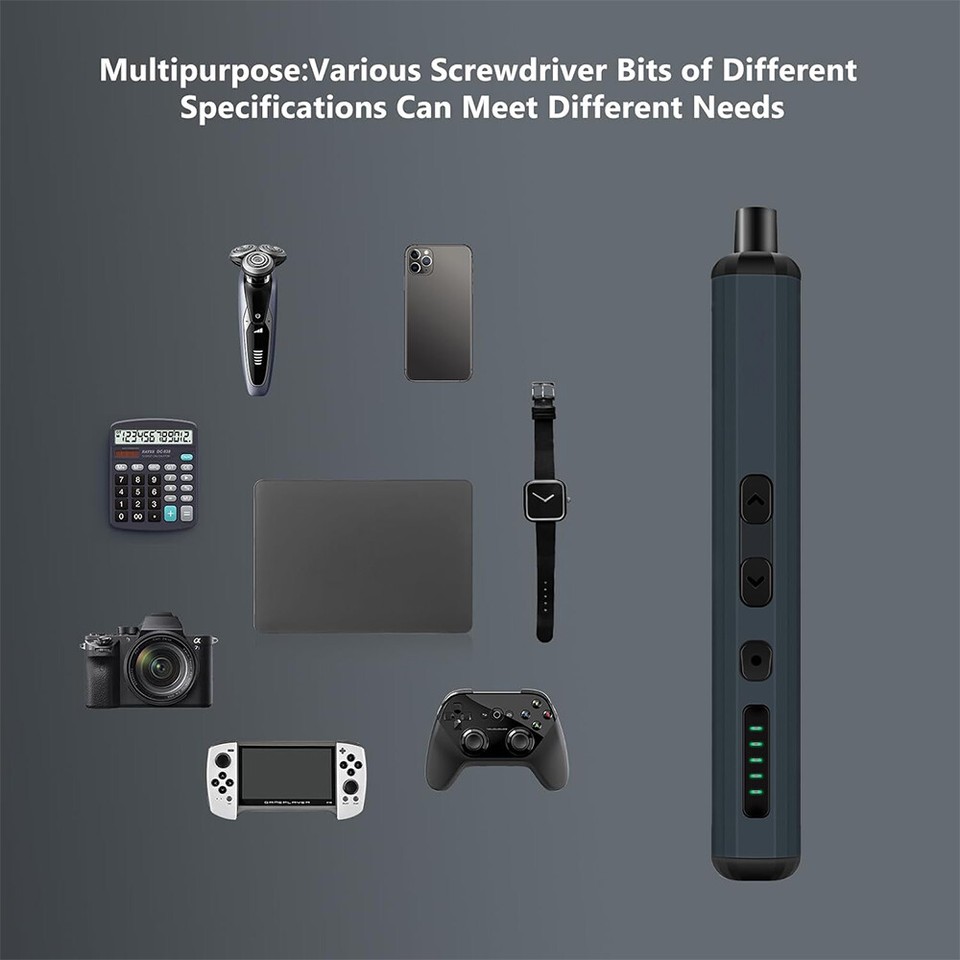 68 In 1 Cordless Electric Screwdriver Kit Mini Power Precision ...