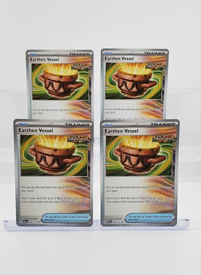 Pokemon TCG Earthen Vessel 106/131 Prismatic Evolutions - 4 Cards Set ...