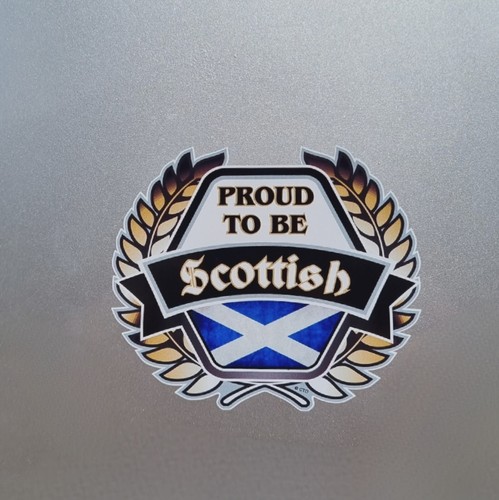 Proud to be Scottish Scotland Flag Emblem Vinyl Sticker Decal For Car ...