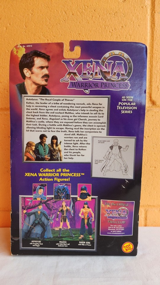 1998 Toybiz Xena King of Thieves Autolycus 6" Action Figure- NIB | eBay