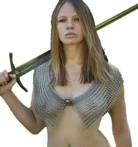 Chainmail Costume Viking Antique Sexy Aluminum 10 mm Bra Unique | eBay