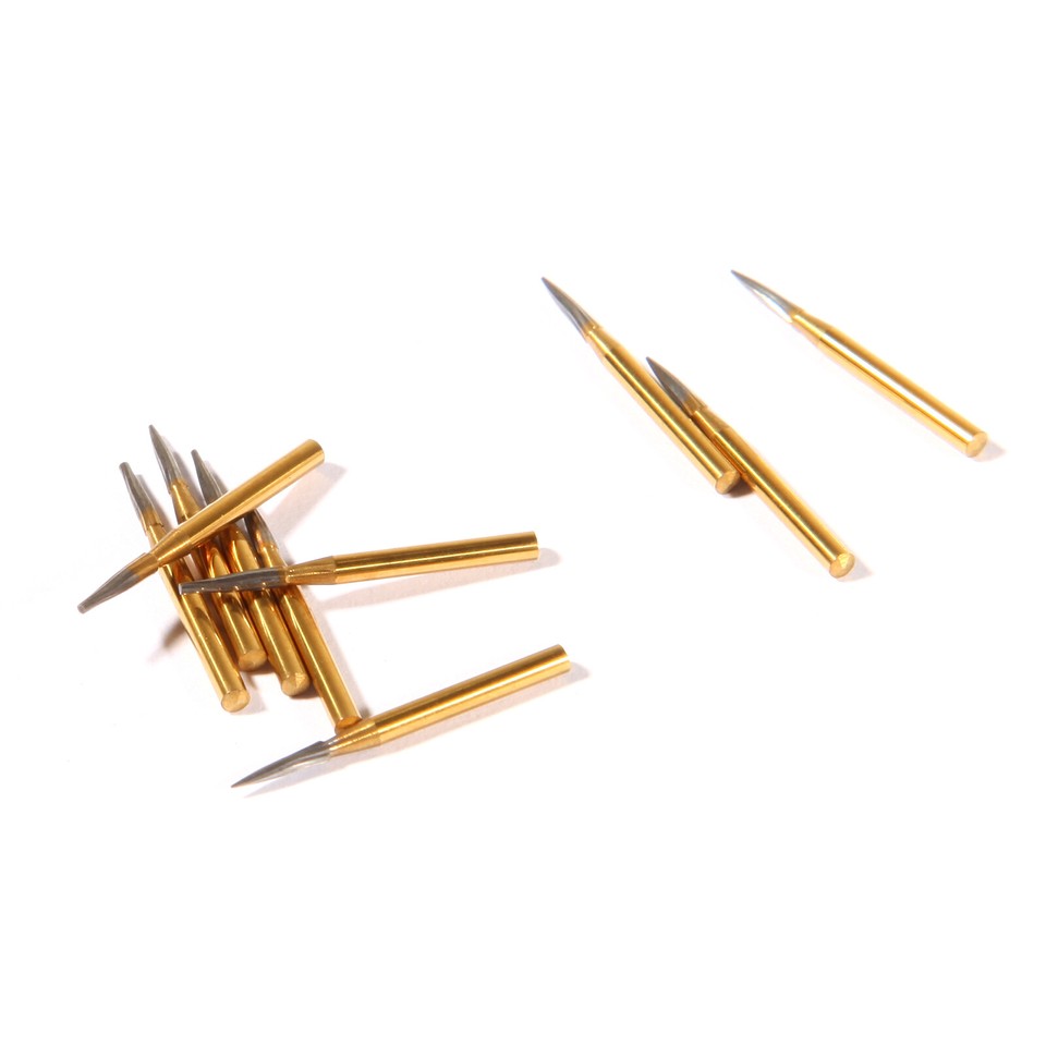 Dental Trimming & Finishing Gold Burs Carbide Bur FG 7901/7902 for High ...
