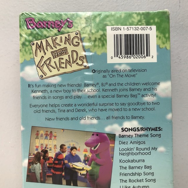 Barney - Barneys Making New Friends (VHS, 1995) for sale online | eBay