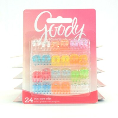 Goody Girls Classics Mini Claw Clips, 24 Count, Pack of Six | eBay