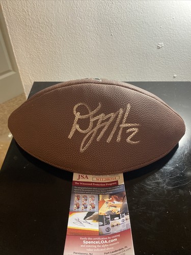 DJ MOORE AUTOGRAPHED NFL FOOTBALL SIGNED Panthers Chicago Bears JSA 🔥 ...