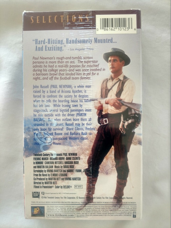 HOMBRE (VHS) PAUL NEWMAN *NEW* 86162101236| eBay