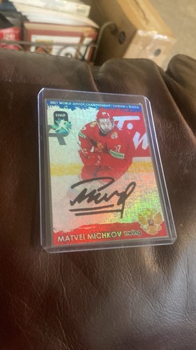 2022 Bullet Matvei Michkov On Card Auto Reprint 6/10 | eBay