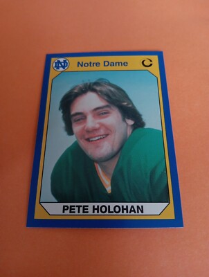 1990 Collegiate Collection Notre Dame #44 Pete Holohan Fighting Irish ...
