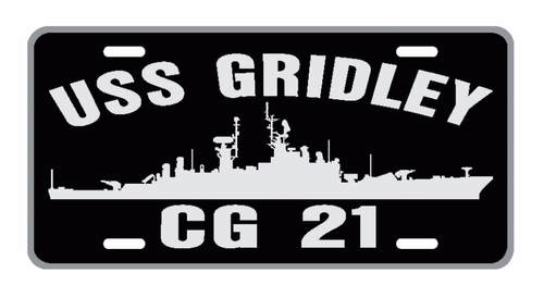 USS GRIDLEY CG 21 DLG 21 License Plate U S Navy USN P01 | eBay