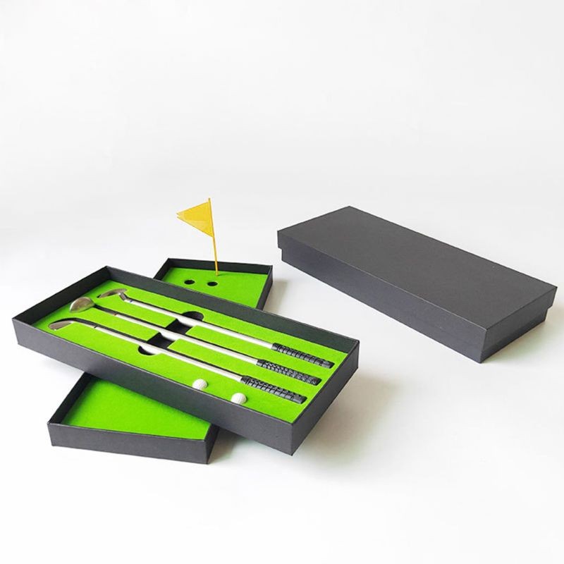 Simulated Golf Course Premium Mini Golf Putter Pen Set Office Gift for ...