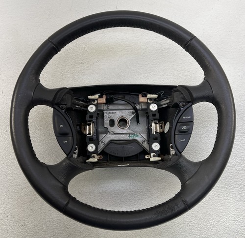 1999-2004 Ford Mustang Leather Wrapped Steering Wheel W/Cruise OEM Charcoal | eBay