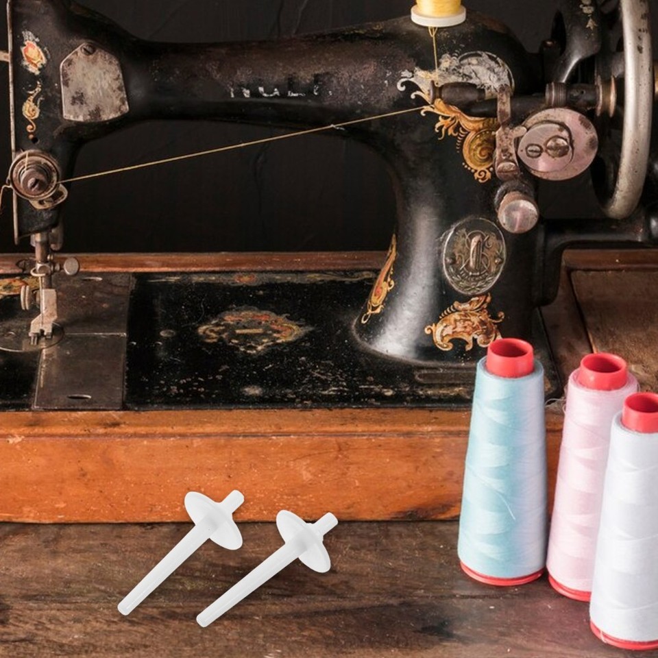 4 Pcs Spool Pin Household Sewing Machine Cone Thread Holder Plastic ...