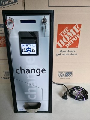 Seaga CM1250 Dollar Bill Changer Coin Vending Change Machine, Up to ...