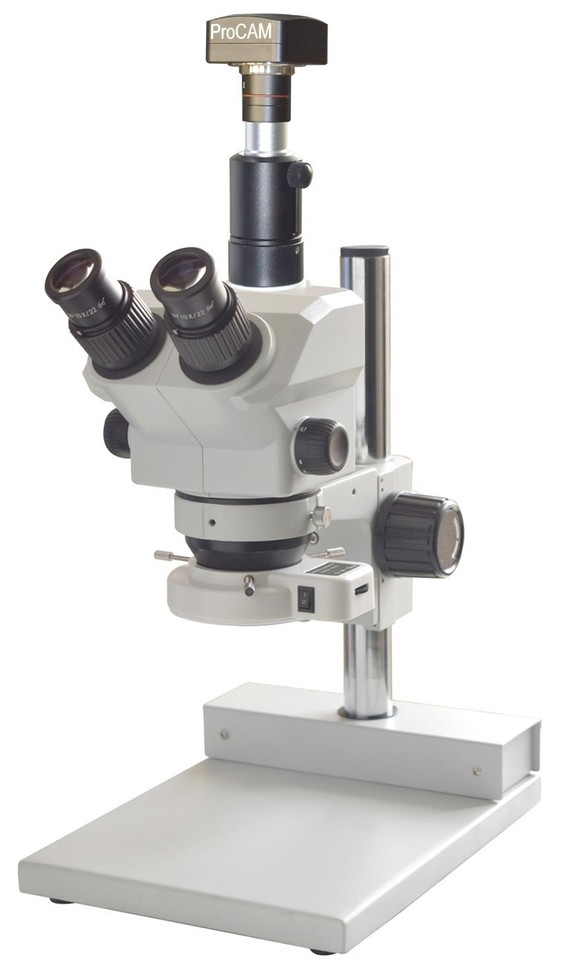 Radical 3.5-50x Long Working Distance Zoom Stereo Microscope Fibre ...