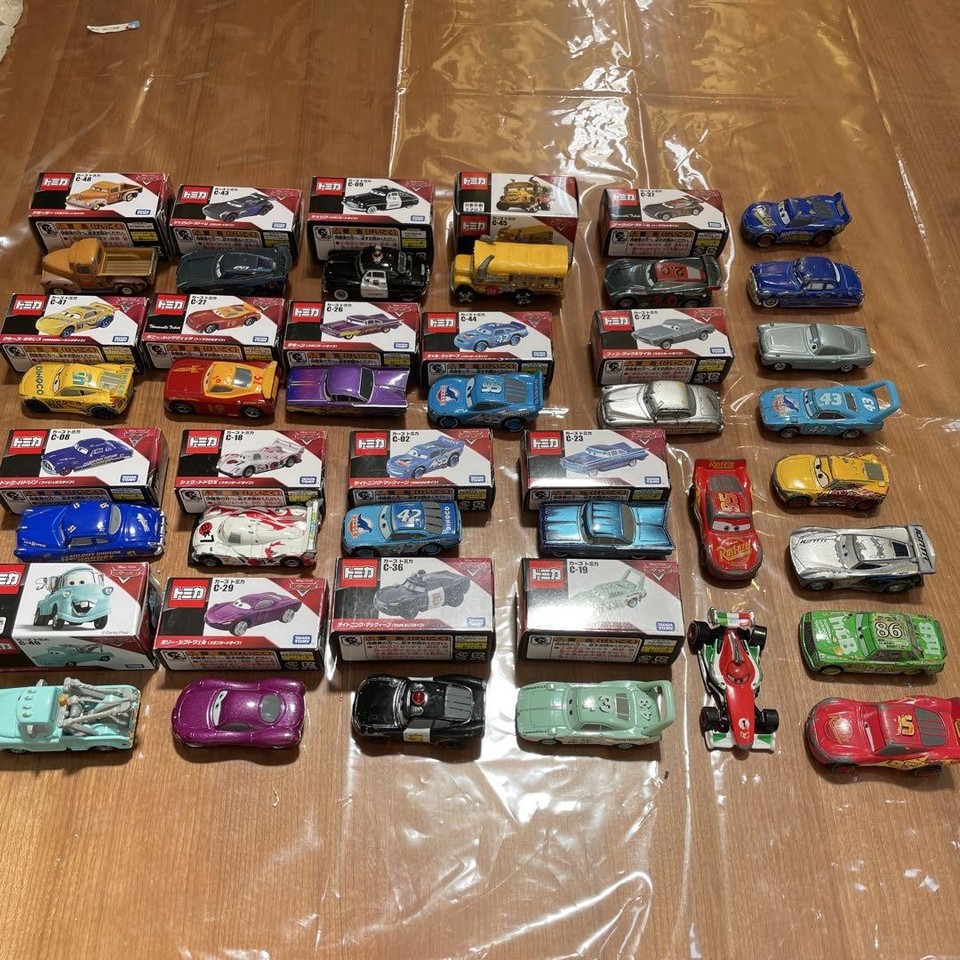 Cars Tomica 28 units, bulk sale, boxed, Finn, Holly, Jackson Dock | eBay