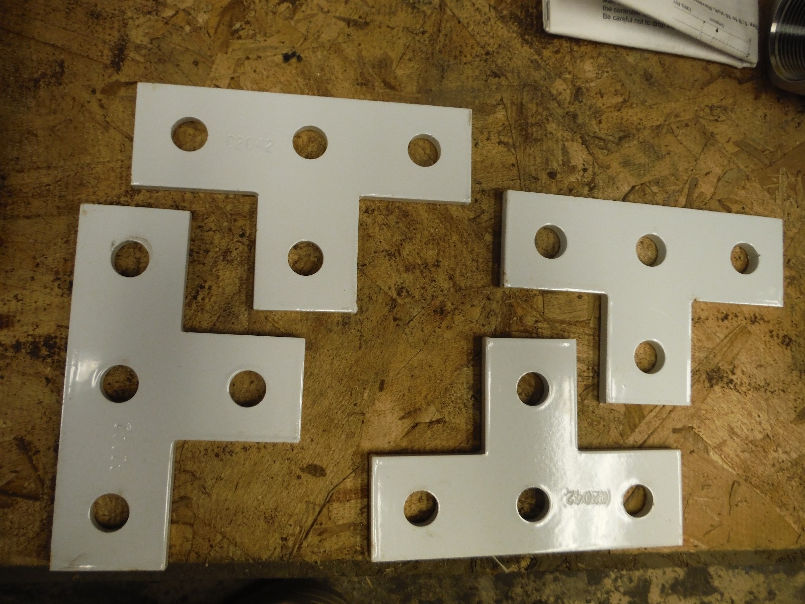 Unistrut P1031 UNISTR 4H FLAT "T" FITTING (10pcs) WHITE | eBay