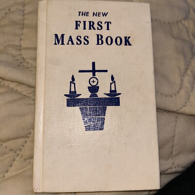 The New First Mass Book White St Joseph Edition 1970 Catholic Book ...