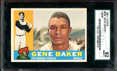 1960 Topps Baseball #539 Gene Baker SGC 8.5 | eBay
