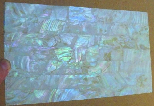 😍 5.5"x9.5" Mother of Pearl Shell INLAY Thin Sheet Veneer DIY Scrapbook ...