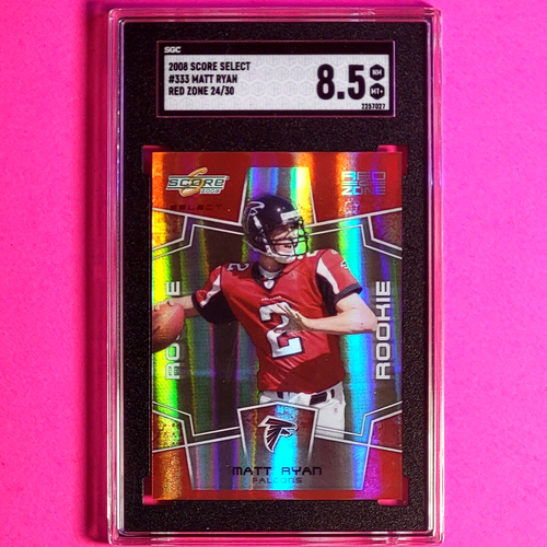 2008 Score Select - Rookie Matt Ryan #333 Red Zone /30 (RC) for sale ...