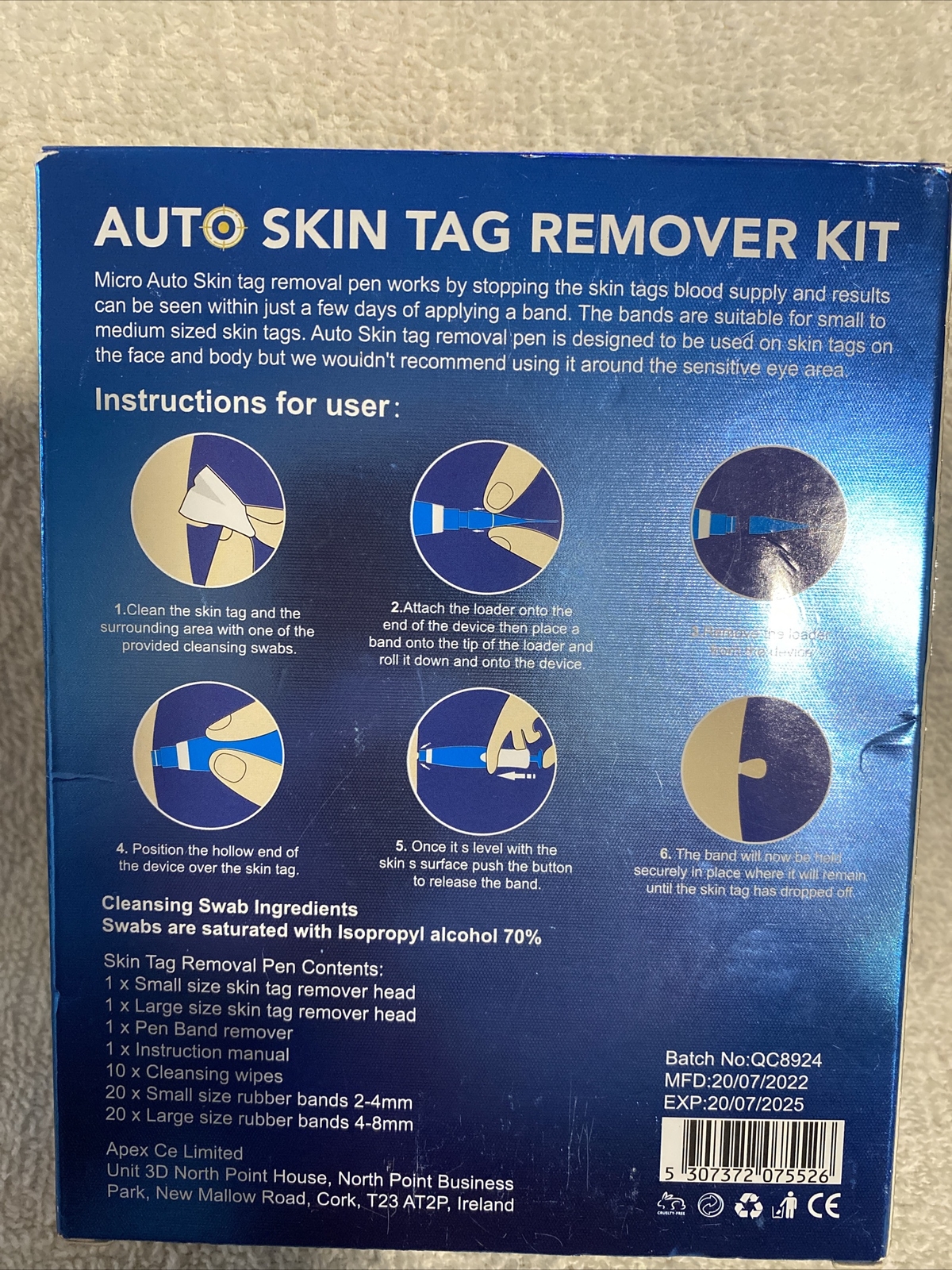 Skim Away Sani Skin Tag Remover Natural Thuja Occidentalis Quita ...