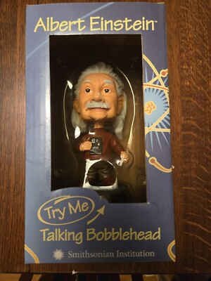 Albert Einstein Talking Bobblehead Smithsonian Institute 2010 ...
