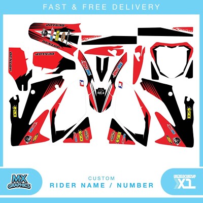 Fits Honda CRF 250 2008 . Custom MX Vinyl graphics, Decal Sticker Kit ...