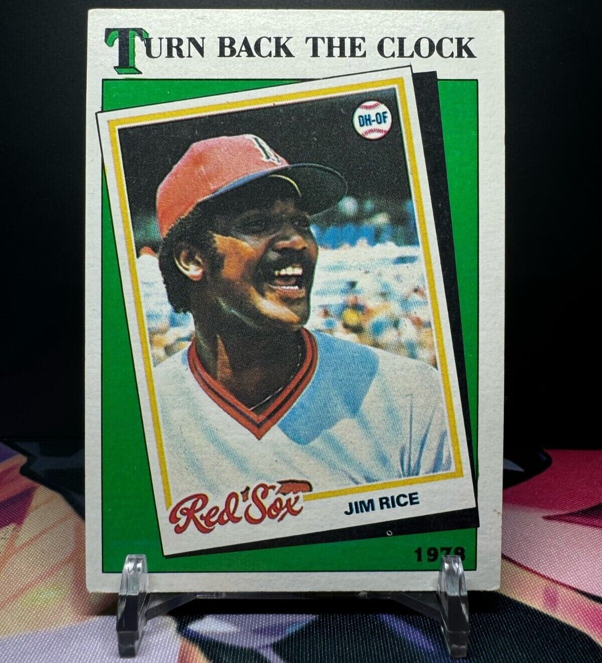 1988 Topps Jim Rice #662 "Turn Back The Clock" Baseball Card HOF Boston ...