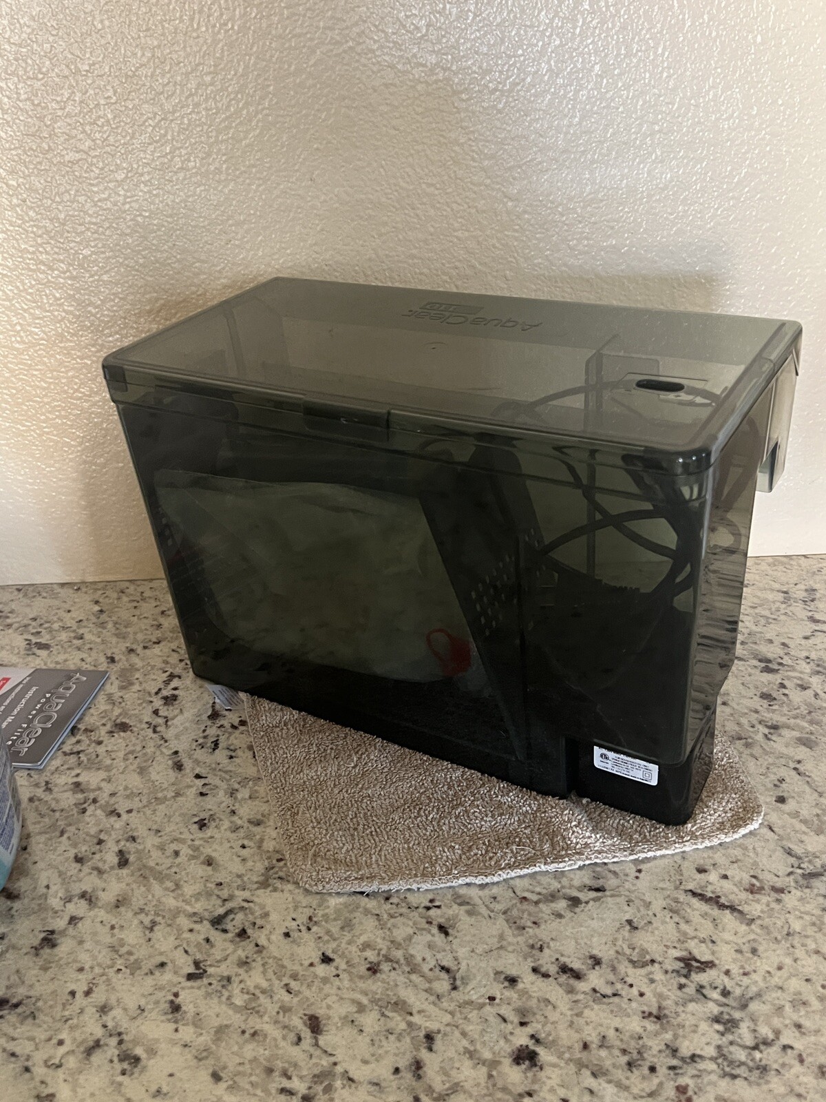 AQUACLEAR 110 POWER FILTER W/ MEDIA 60-110 GALLON AQUAIURMS - FREE ...