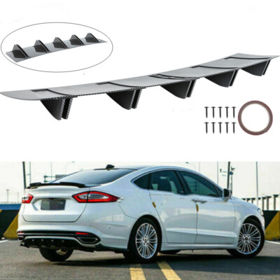 For Ford Fusion Mondeo 13-18 Rear Diffuser Lower Bumper Lip Spoiler ...