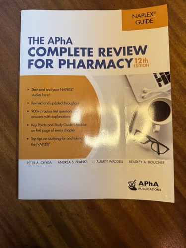 APhA Complete Review for Pharmacy by Peter A. Chyka (2017, Trade ...