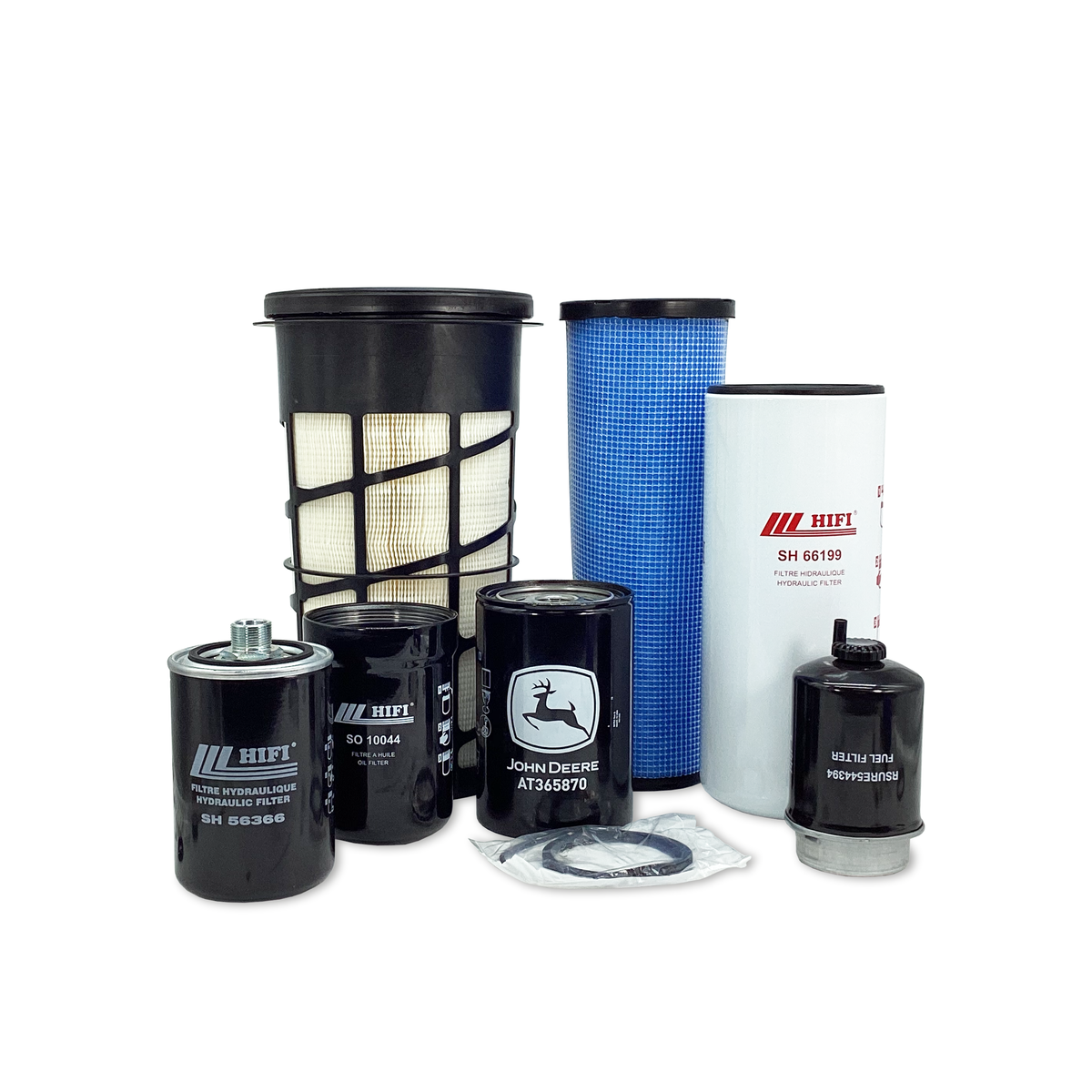 HERO Maintenance Filter Kit For John Deere 310SK Backhoe Loader Engine ...