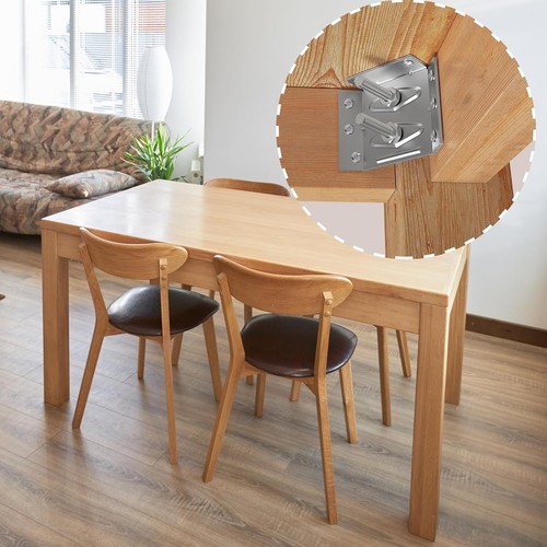 Surface Mount Corner Brackets Table Apron 12 Pcs, Silver | eBay