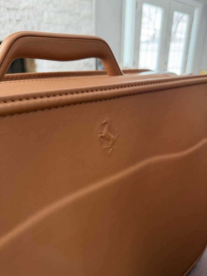 Schedoni luggage set for a Ferrari 360 Modena in tan leather | eBay