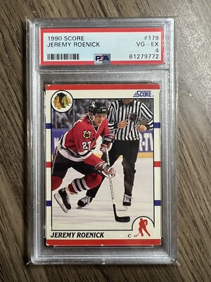 1990 Score Jeremy Roenick #179 RC Rookie PSA 4 Chicago Blackhawks | eBay