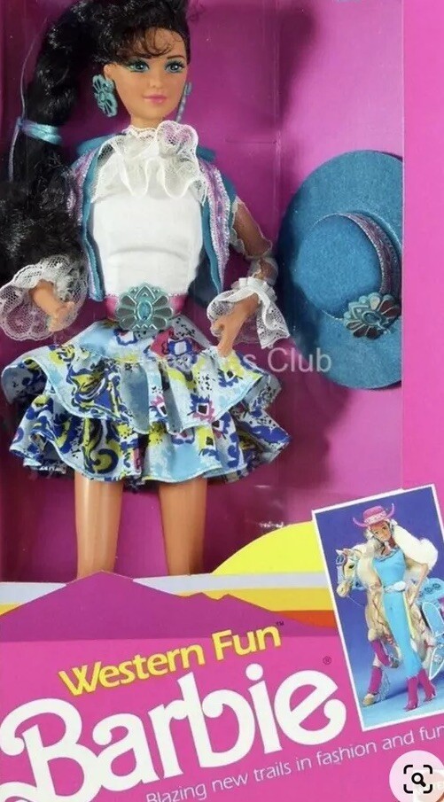 1989 Barbie Western Fun Nia Doll By Mattel | eBay