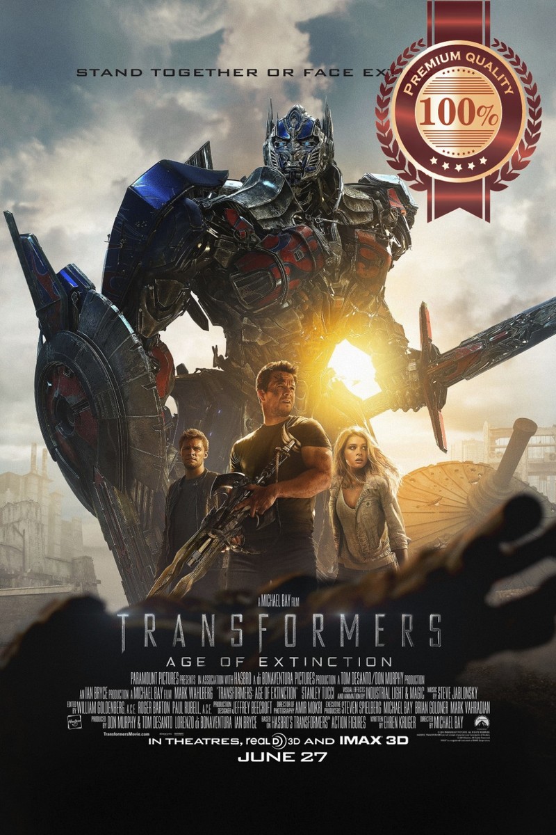 Official Transformers 4 Poster Transformers Age Of Extinction Großes