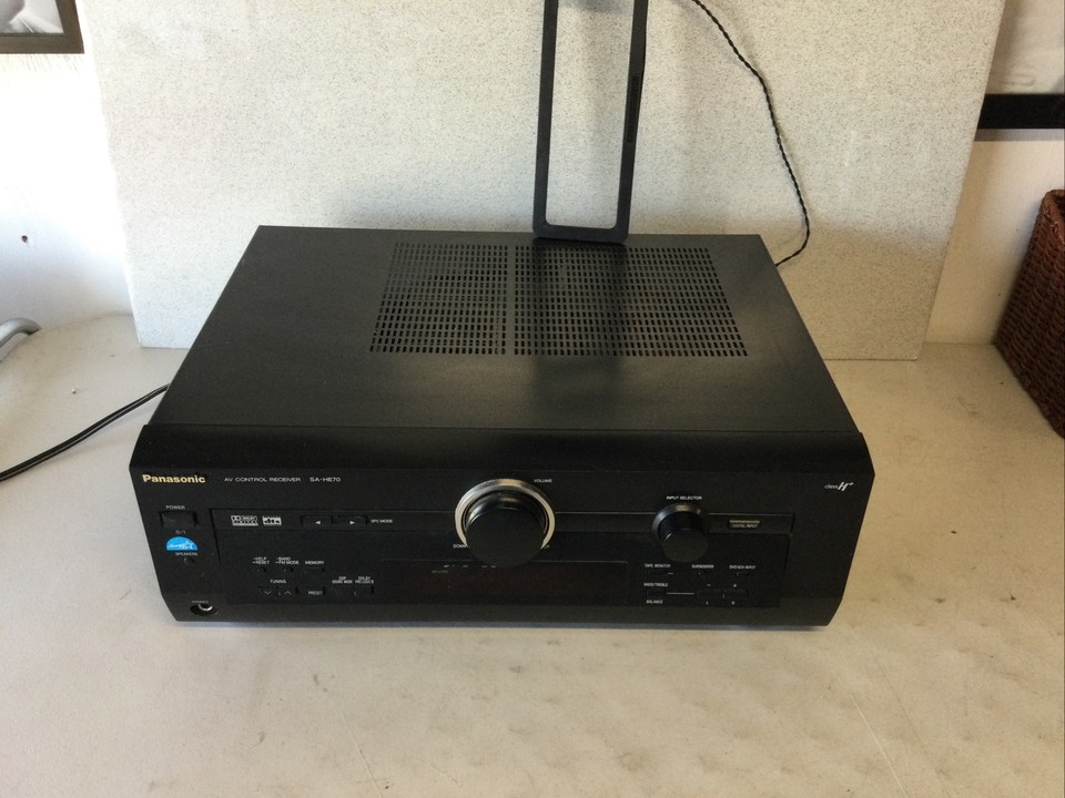 Panasonic SA-HE70 5.1 Channel AV Control Stereo Receiver (No Remote ...