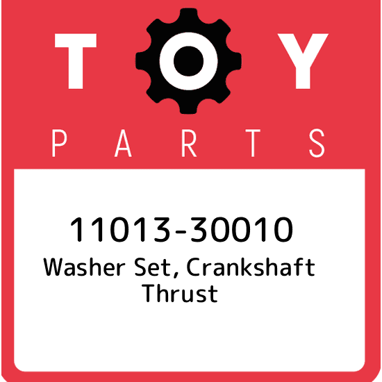 11013-30010 Toyota Washer set, crankshaft thrust 1101330010, New ...