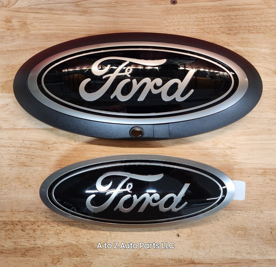 NEW 2023-2024 Ford F250,F350 Super Duty Black/Smoke Grille &T/Gate ...