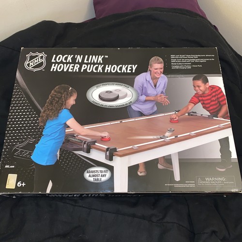 NHL Lock ‘N Link Hover Puck Hockey, Fits Any Table, New Open Box!!! | eBay