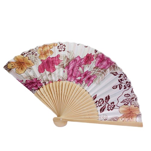 Hand Fan Odorless Multi-style Embroidered Flower Fan Soft | eBay