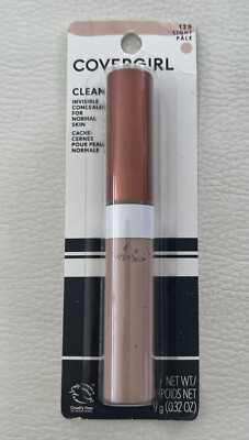 Covergirl Clean Invisible Concealer For Normal Skin #125 Light Pale | eBay