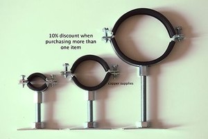 Rubber Lined Munsen Ring, Backplate & Rod - Pipe Clip / Jubilee Anti ...