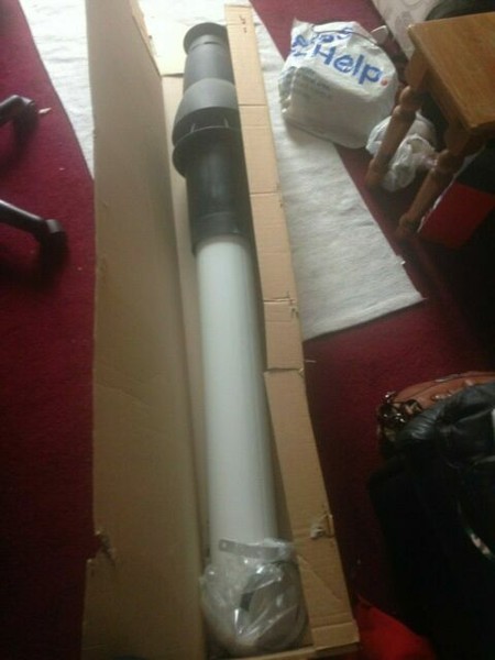 Baxi Multifit Vertical Flue Terminal Inc 70/100 Adaptor 242802 for sale ...