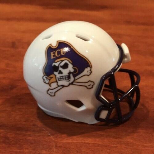 East Carolina Pirates white custom pocket pro helmet AAC ECU | eBay
