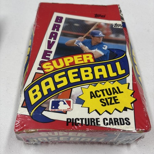 1984 Topps Super Baseball 36 RESealed Pack Box - Oversized Cards of ...
