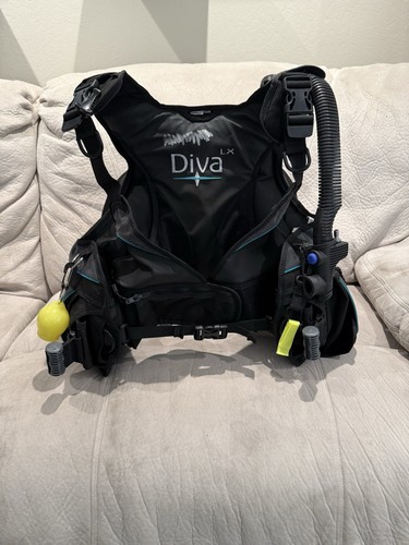 SeaQuest Diva Women’s LX BC BCD Weight Integrated Sz Small Scuba Dive ...