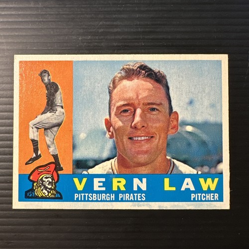 1960 TOPPS #453 VERN LAW PITTSBURGH PIRATES NM *Hot Corner Vintage* A ...